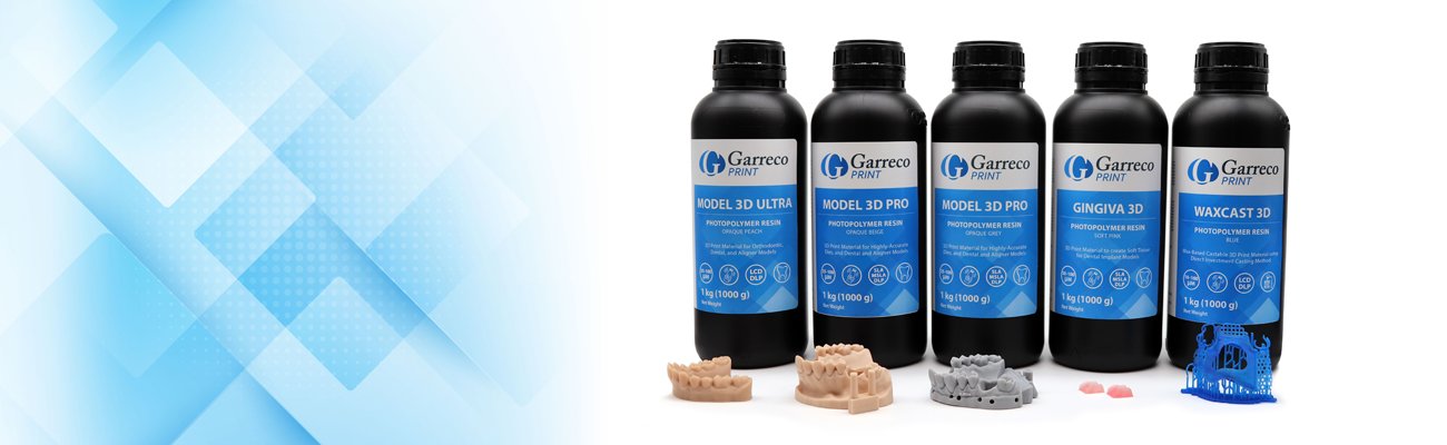 3D Resin Website Banner – Garreco™ Dental Lab Products